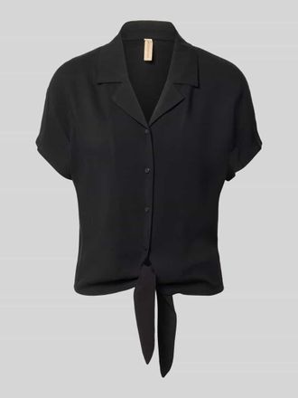Soyaconcept Regular Fit Bluse aus Viskose mit Knotendetail Modell RADIA