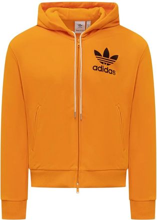 adidas Homme, Sweatshirts et sweats &agrave; capuche, Orange, Taille: XS Wales Bonner Track Sweat &agrave; capuche