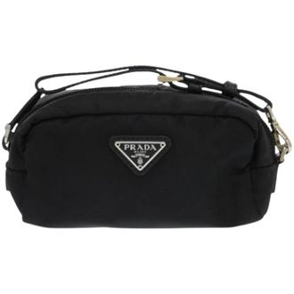 Prada Pre-owned Nylon Clutch - - Pre-owned - Damen - Schwarzk - ONE SIZE
