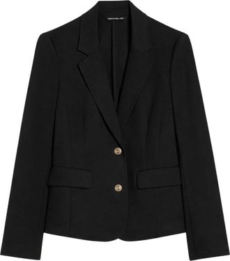 Pennyblack Femme, Vestes, Noir, Taille: 36 FR Blazer stretch en jersey double de modal