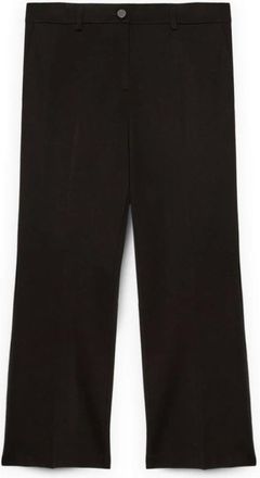 Fiorella Rubino Femme, Pantalons, Noir, Taille: 42 FR Pantalon Évasé