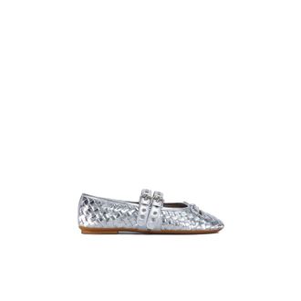 Bruno Premi Femme, Chaussures, Gris, Taille: 36 EU Intreccio Ballerina