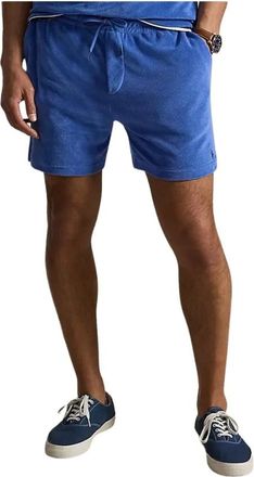 Polo Ralph Lauren Homme, Shorts, Bleu, Taille: M Short en molleton &agrave; cordon de serrage 15 cm