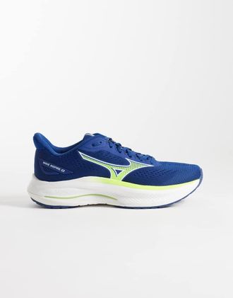 Mizuno Wave Inspire 22 - Lauf-Sneaker in Blau und Gelb