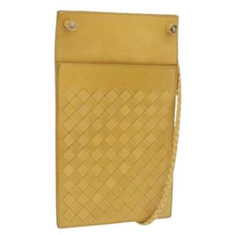 Bottega Veneta Sac &agrave; bandouli&egrave;re vintage Pre-owned - Femme - Pre-owned - Jaune - Taille: ONE Size