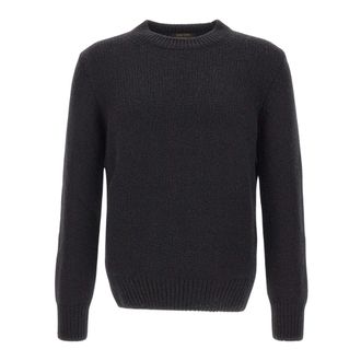 Gran Sasso Pullover mit Lochmuster - - Knitwear - Herren - Schwarzk - XL