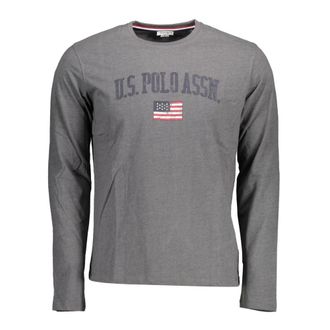 U.S.Polo Association U.s. Polo Assn., Homme, Tops, Gris, Taille: 2XL T-shirt Homme en Coton Gris
