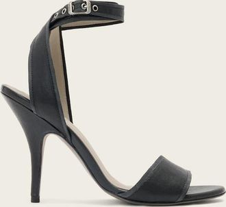 AllSaints Vera escarpin &agrave; boucle en cuir noir