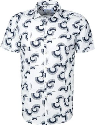 Olymp Kurzarmhemd - - Shirts - Herren - Mehrfarbig - M