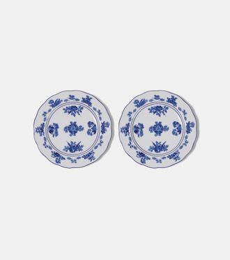 Cabana Lot de 2 assiettes Gloria en porcelaine