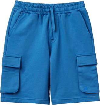 Benetton Kinder und Jugendliche Bermuda 39djc902n Shorts, blau, 140 cm