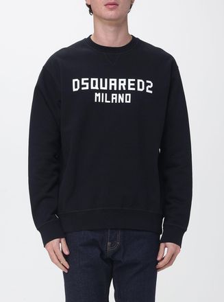 Dsquared2 Baumwoll-Sweatshirt mit Rundhalsausschnitt und kontrastierendem Logo-Print