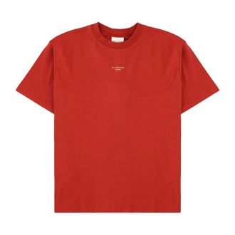 Dr&ocirc;le de Monsieur Le T-Shirt Slogan Classique - - Tops - Herren - Rot - XL