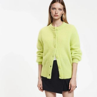 La Redoute Collections Cardigan Alpaga M&eacute;lang&eacute; Signature Ambroise