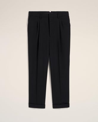 Ami Ami Paris - Schwarze Carrot-Fit-Hose aus Wolle Schwarz - Gr&ouml;&szlig;e: 36 - f&uuml;r Herren