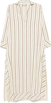 Paul & Joe Femme, Robes, Beige, Taille: 36 FR Shirt Robes