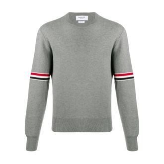 Thom Browne Milano Stitch Rundhals-Pullover - - Knitwear - Herren - Grau - M