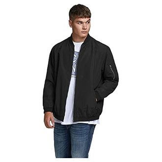 Jack & Jones Jjerush Bomber Ps Noos Homme JJERUSH BOMBER PS NOOS, Noir, 7XL Grande taille