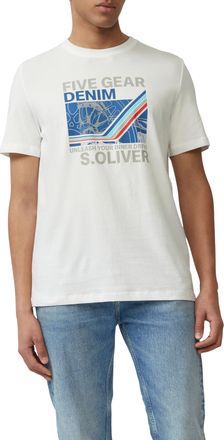 s.Oliver Baumwoll-T-Shirt mit Frontprint