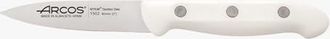 Arcos Sch&auml;lmesser aus Nitrum Edelstahl 80 mm - Ergonomischer Griff aus Polypropylen, Ideal f&uuml;r Sch&auml;len von Obst und Gem&uuml;se - Wei&szlig;, Serie Artika