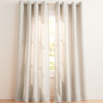 Exclusive Home Curtains Exklusive Grommet Top Leinen-Fenstervorh&auml;nge, Polyester, Natur, 108 Length