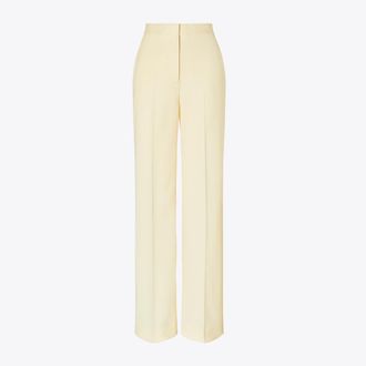 Tory Burch Damen Twillhose mit weitem Beinschnitt