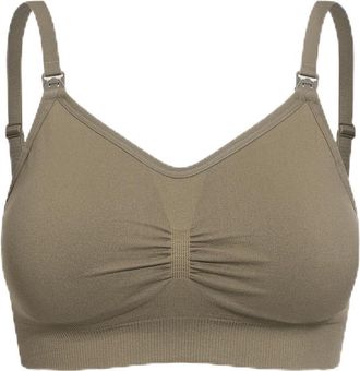 creamy fabrics Nahtloser Schwangerschafts- und Still-BH - Seamless Still-BH, Soft-Touch Stoff, B&uuml;gelfrei, Atmungsaktives R&uuml;ckenteil, Komfort-BH f&uuml;r Nacht & Alltag