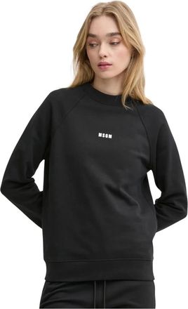 Msgm Msgm, Damen, Sweatshirts & Hoodies, Schwarzk, SGr&ouml;&szlig;e