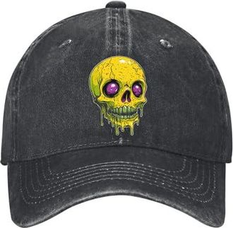 Generic Casquette De Baseball Visage Effrayant Chapeau De Soleil D&eacute;contract&eacute;e Casquette Trucker Toutes Les Saisons Chapeau De Sport pour Voyages Entra&icirc;nements