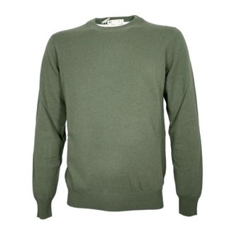 Cashmere Company Girocollo - - Knitwear - Herren - Gr&uuml;n - M