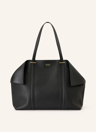 Ferragamo Ferragamo Shopper The Scarf Grainy schwarz