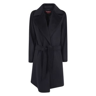 Max Mara Ravenna Woll Classi Mantel - - Coats - Damen - Schwarzk - 2XS