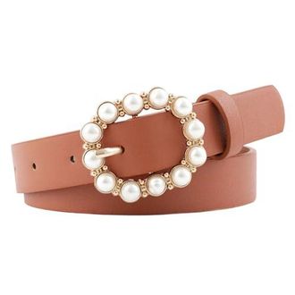 Generic Ceintures Femme - Ceinture D&eacute;contract&eacute;e Unisexe pour Tous les Jours - Design Polyvalent et Confortable Id&eacute;al Tenue Quotidienne Durable Accessoire Mode