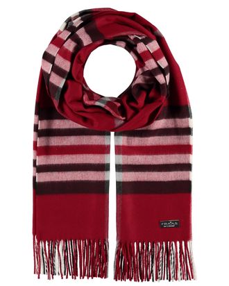 Fraas Cashmink Schal 56 x 200 cm - Weicher als Kaschmir - Made in Germany - Schal kariert für Damen und Herren - Perfekt für Herbst und Winter True Red