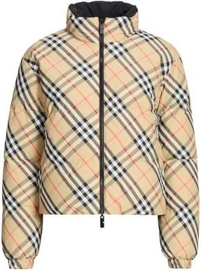 Burberry Doudoune imprim&eacute; tartan