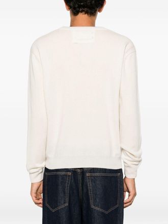 Extreme Cashmere extreme Cashmere V-Neck Sweater - Off-white