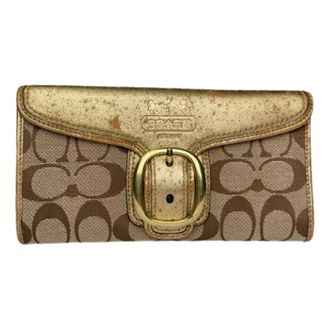 Coach Pre-owned Leder-Portemonnaie - - Pre-owned - Damen - Mehrfarbig - ONE SIZE