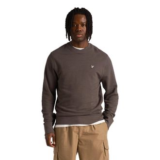 Lyle & Scott Utility Sweatshirt f&uuml;r Herren, Schlaufe hinten (Grau)