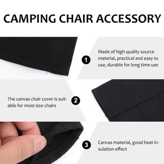 Yarnow Outdoor Campingstuhl Ersatzstoff Stuhlbezug aus Canvas Knitterfrei Maschinenwaschbar mit Dekorativem Farbmuster f&uuml;r Garten und Klappst&uuml;hle