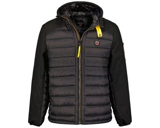 Geographical Norway Steppjacke Hochwertige Outdoorjacke Parka (1-St) Steppjacke mit Kapuze