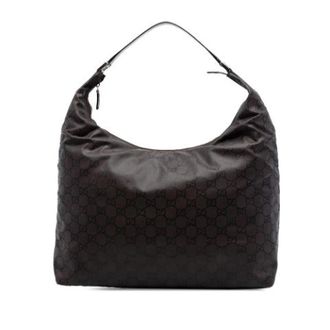 Gucci Pre-owned Nylon Schultertasche - - Pre-owned - Damen - Braun - ONE SIZE