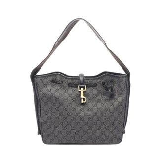 Gucci Sac bandouli&egrave;re vintage doccasion - Femme - Pre-owned - Noir - Taille: ONE Size