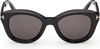 Tom Ford Femme, Accessoires, Noir, Taille: 49 MM Nika-02 Lunettes de soleil