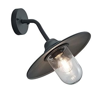 Trio Trio Leuchten Brenta 201760142 Applique murale extérieure en aluminium moulé sous pression Anthracite Verre transparent