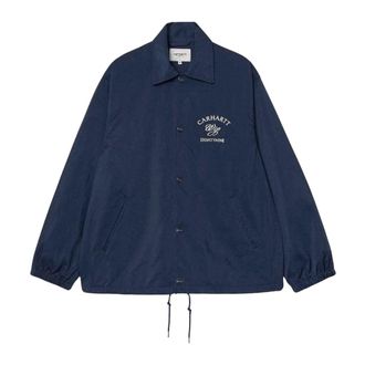 Carhartt Work in Progress Eightynine Coach Jacket - Homme - Vestes - Bleu - Taille: XL
