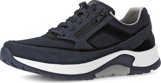 Gabor Herren Sneaker Low, M&auml;nner Halbschuhe,Wechselfu&szlig;bett,Strassenschuhe,Freizeitschuhe,Turnschuhe,Laufschuhe,Marine/Black,45 EU / 10.5 UK