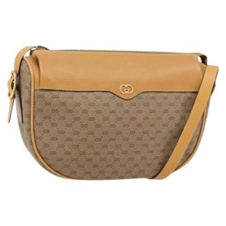 Gucci Pre-owned Vintage Micro Small GG Canvas Schultertasche - - Pre-owned - Damen - Beige - ONE SIZE