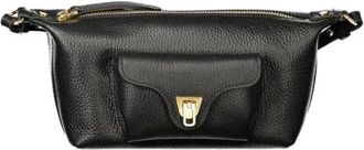 Coccinelle Leder G&uuml;rteltasche mit &Uuml;berschlagtasche - - Bags - Damen - Schwarzk - ONE SIZE