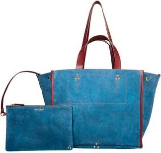 Jerome Dreyfuss Sac cabas L&eacute;on M en cro&ucirc;te de cuir