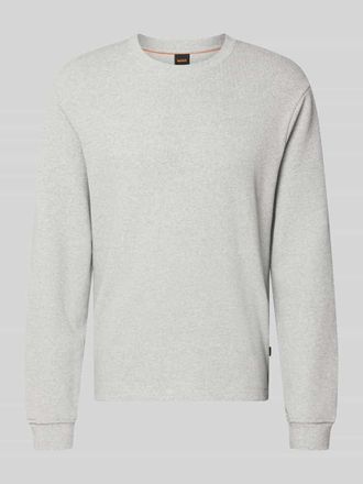 Boss Orange by Hugo Boss Regular Fit Langarmshirt aus Baumwoll-Mix Modell WE-TEMPEST